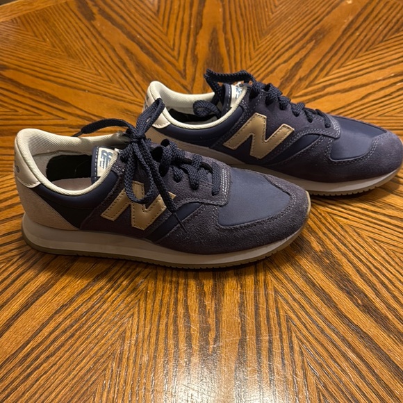 New Balance | Shoes | New Balance 42 Navy And Cream Sneakers | Poshmark